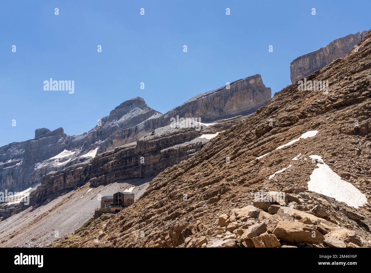Roland Gap, Cirque de Gavarnie in the Pyrenees Stock Photo - Alamy