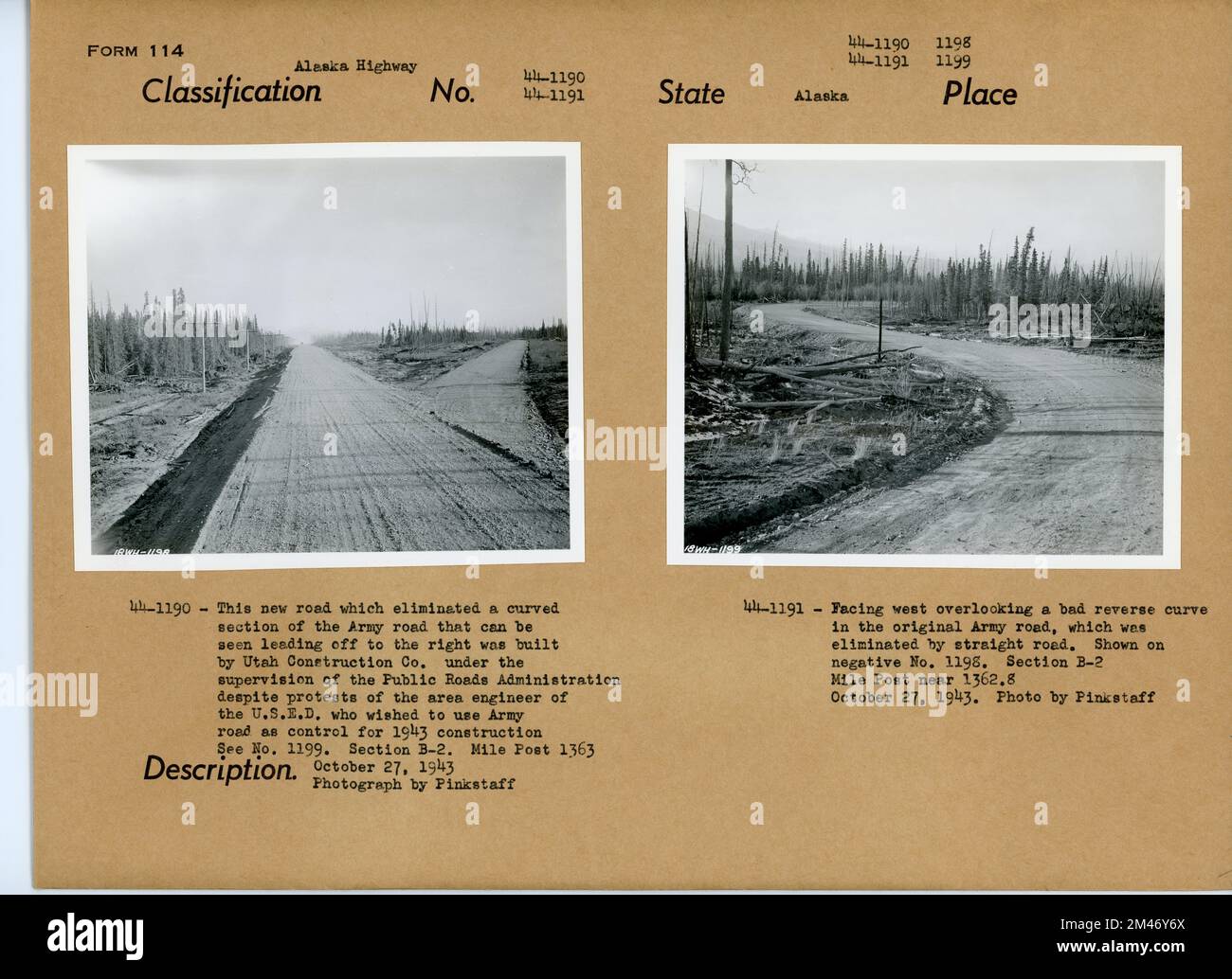 This new road which eliminates; Facing west overlooking. Original ...