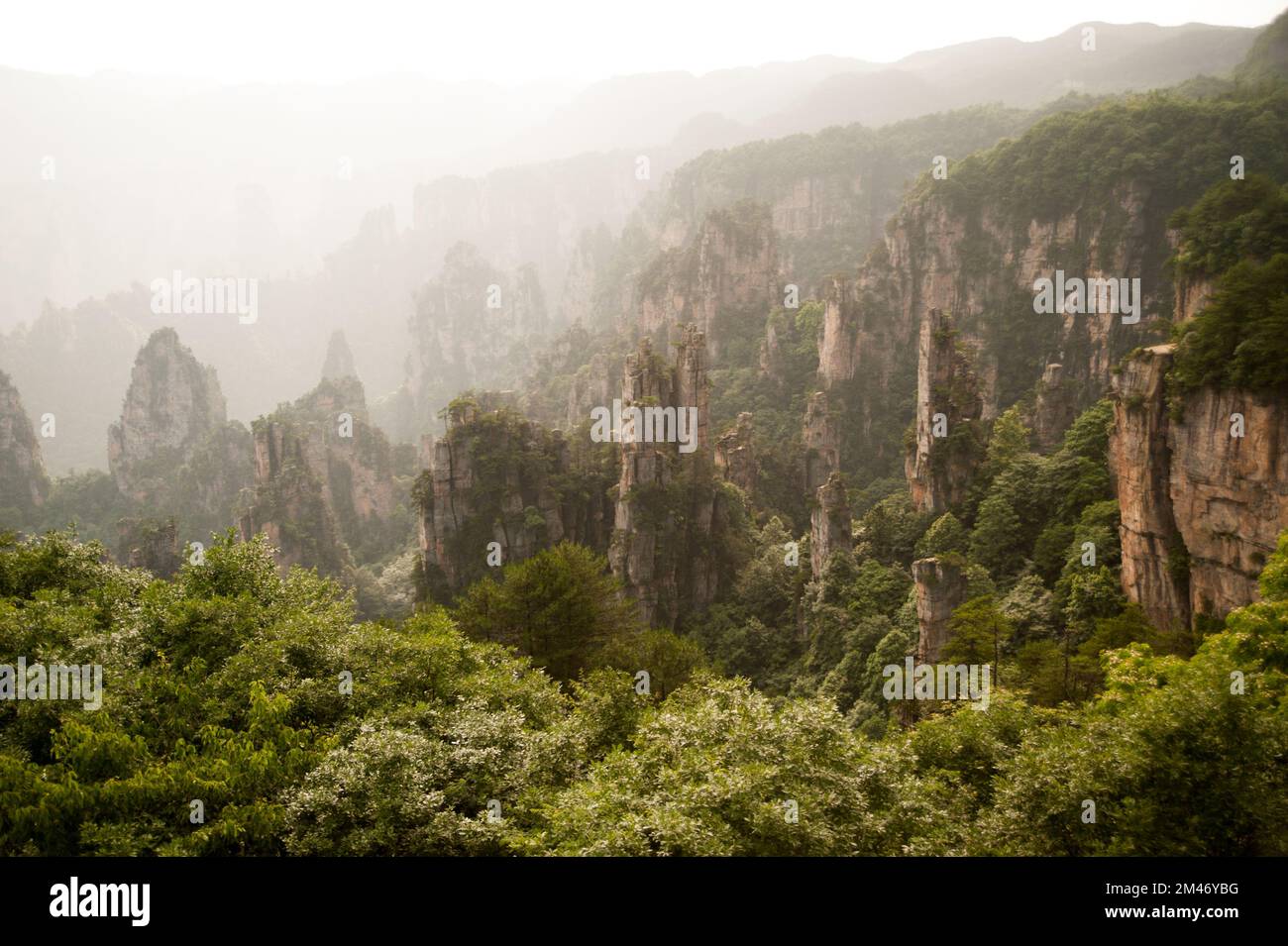 Wulingyuan Scenic Area, which is north of Zhangjiajie City. And has ...