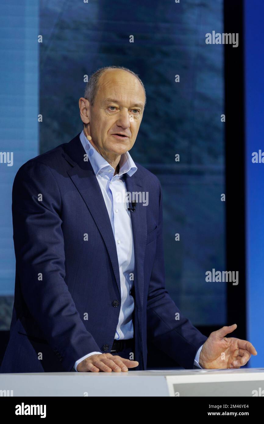 Erlangen, Germany. 19th Dec, 2022. Roland Busch, CEO of Siemens AG ...