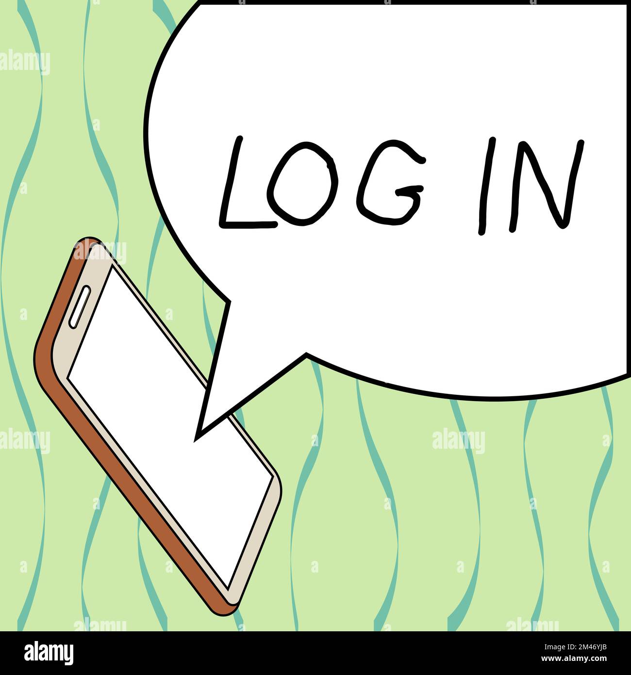 Conceptual Caption Log In Internet Concept Go Through The Procedures To Begin Use Of A Computer