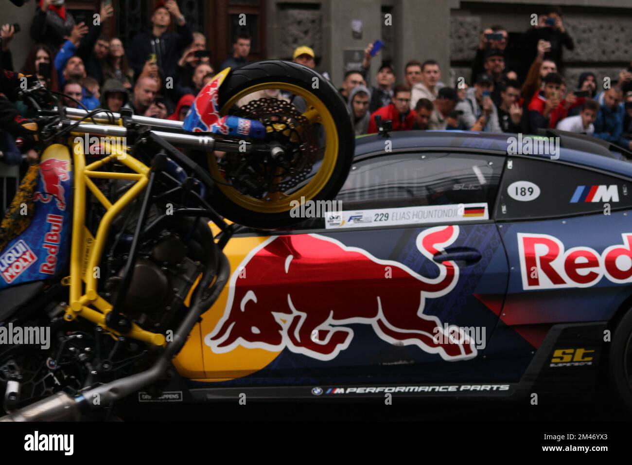 Red Bull Show Run in Belgrade Stock Photo - Alamy