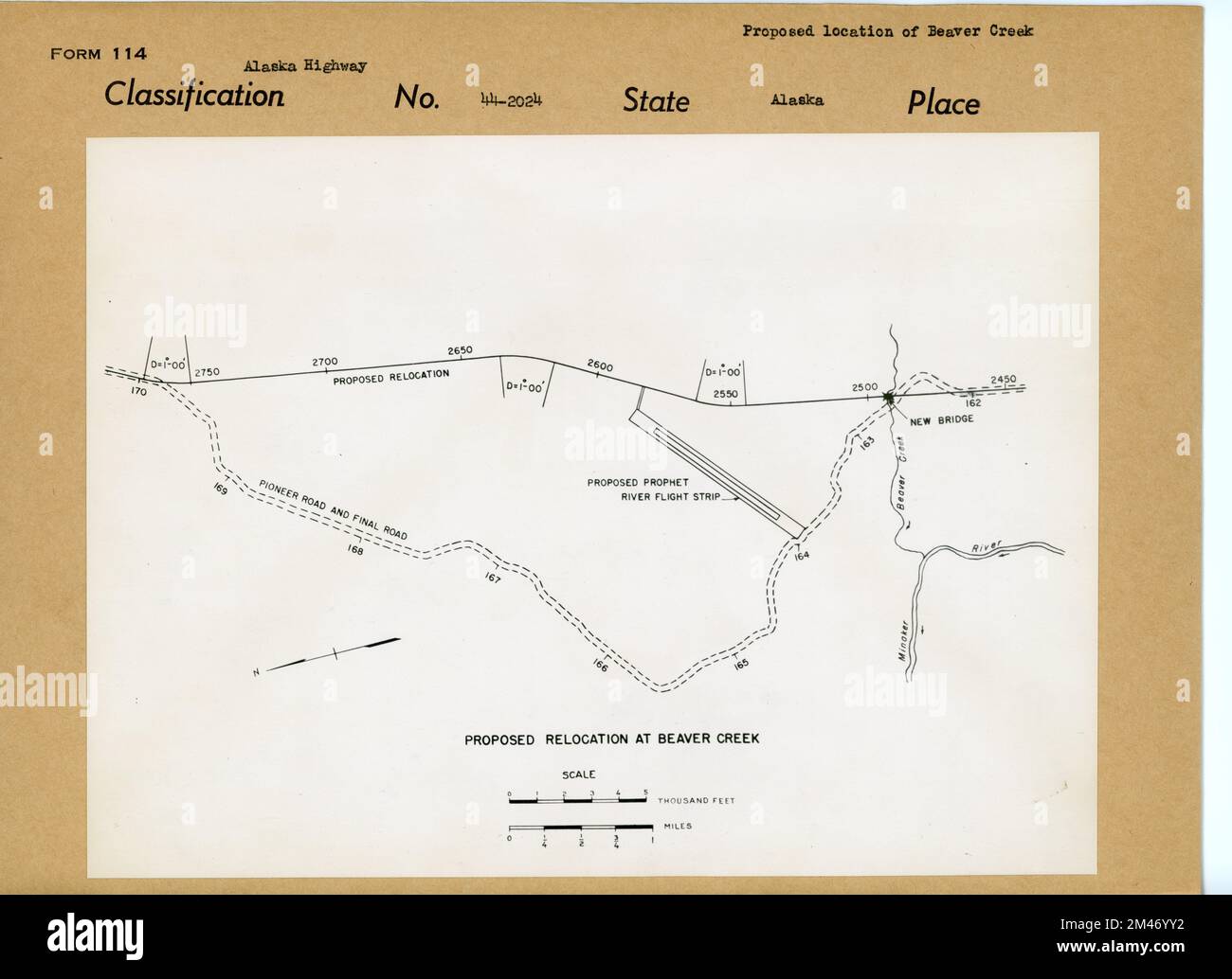 Proposed location of Beaver Creek. State: Alaska Stock Photo - Alamy