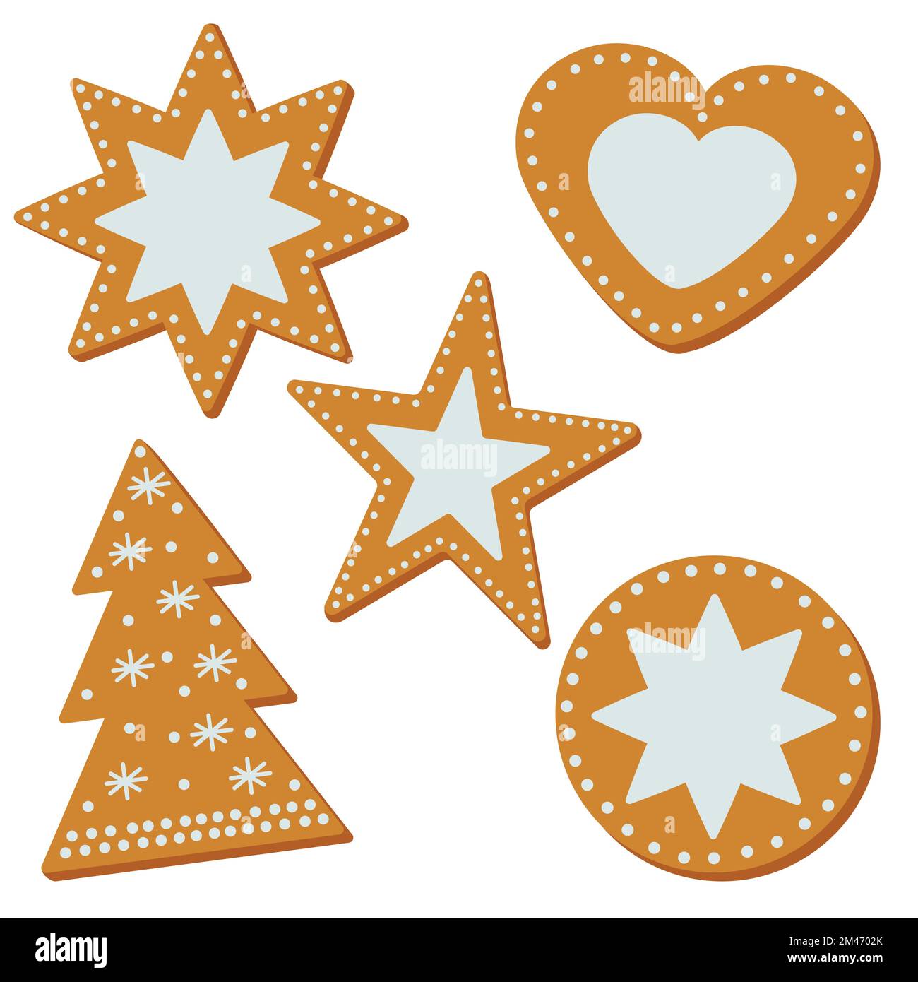 Gingerbread house illustration Cut Out Stock Images & Pictures - Alamy