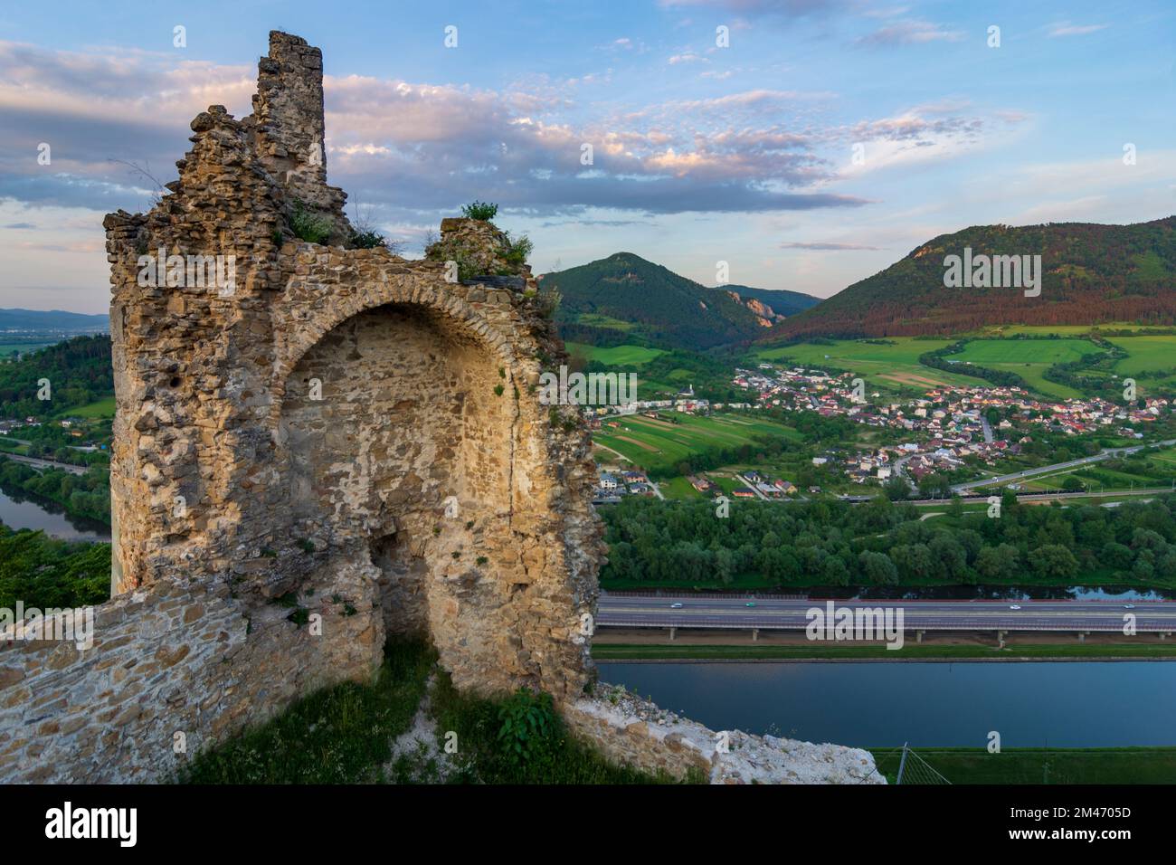 Povazsky hrad waagburg castle hi-res stock photography and images - Alamy