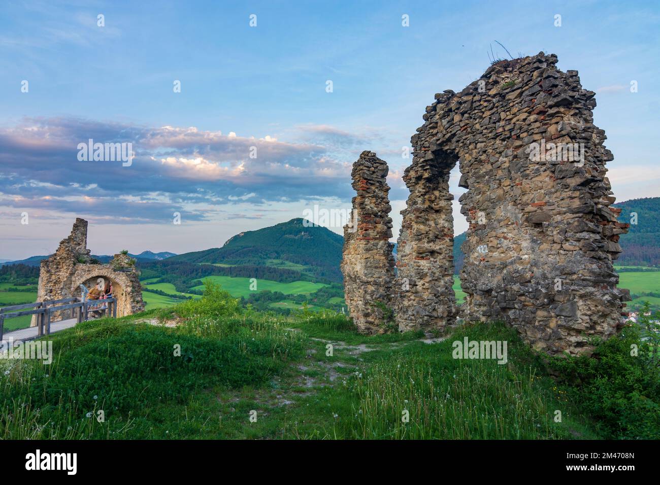 Povazsky hrad waagburg castle hi-res stock photography and images - Alamy