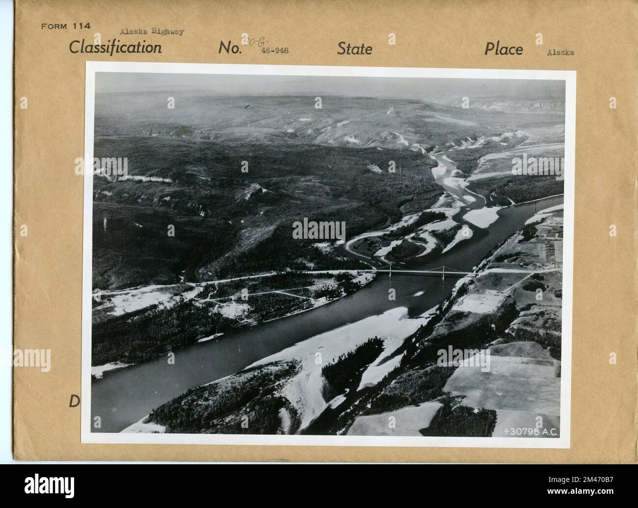 Alcan Highway, British Columbia, Canada. Original caption: Alcan ...