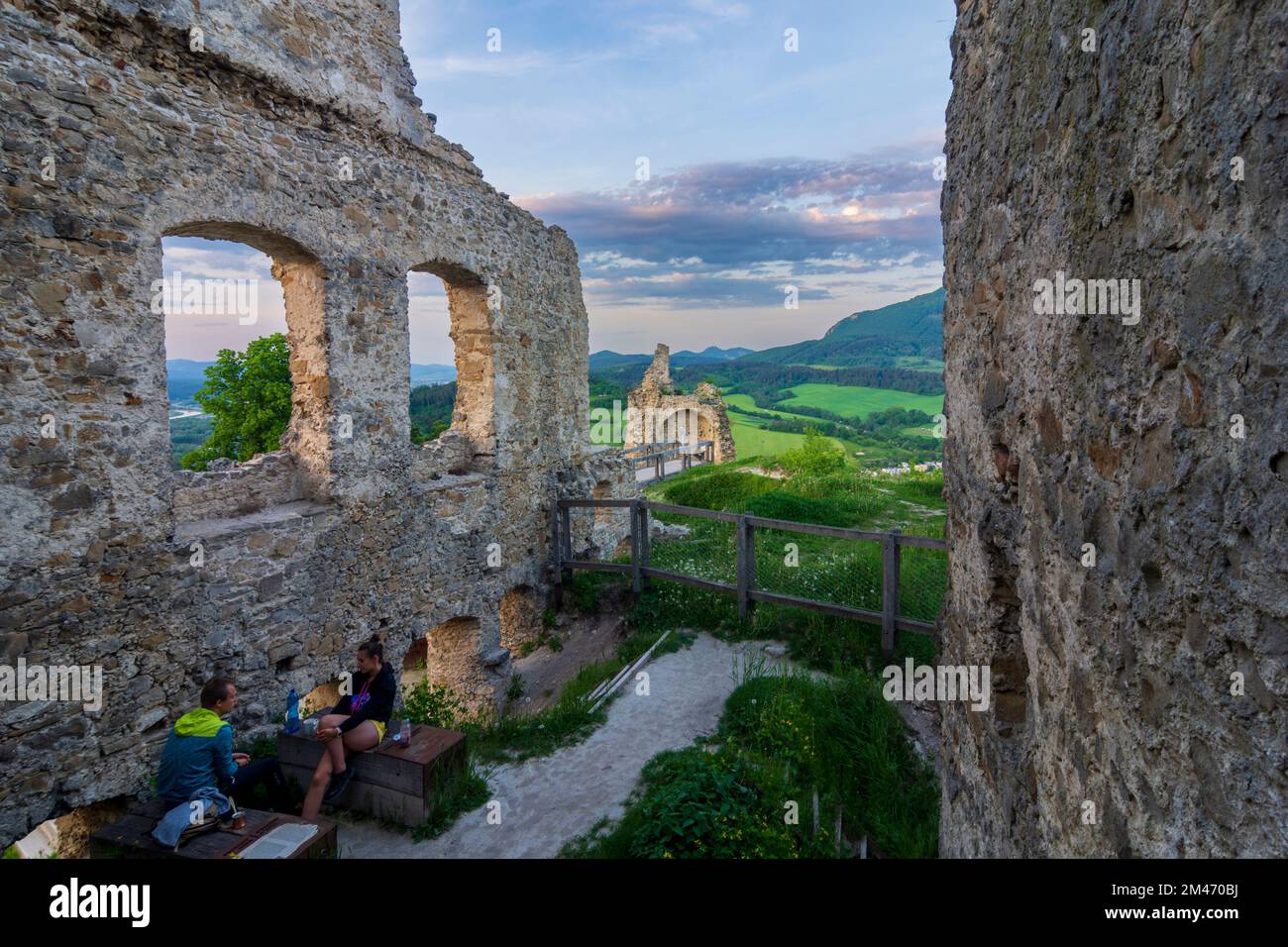 Povazsky hrad waagburg castle hi-res stock photography and images - Alamy