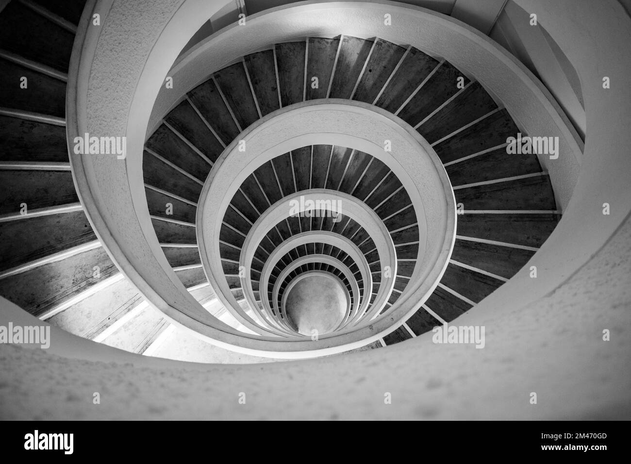 spiral staircase in the building Stock Photo - Alamy