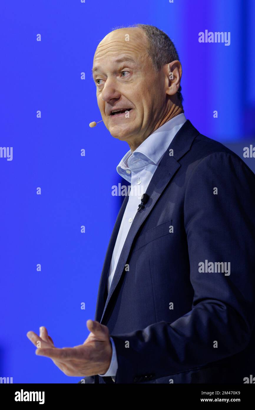 Erlangen, Germany. 19th Dec, 2022. Roland Busch, CEO of Siemens AG ...