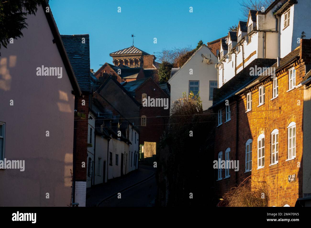 The cartway, Bridgnorth Stock Photo - Alamy