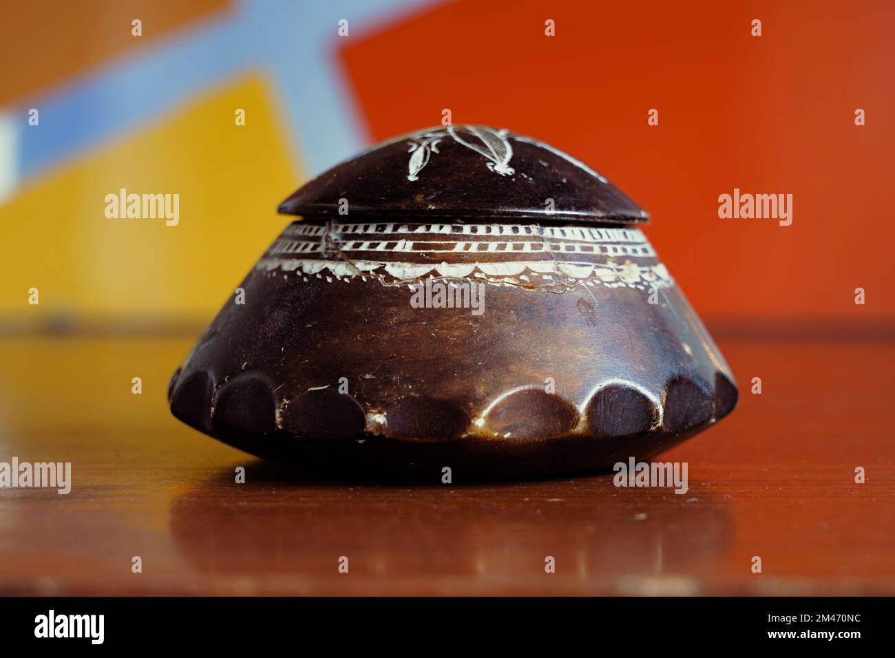 old box made in north Africa Stock Photo - Alamy