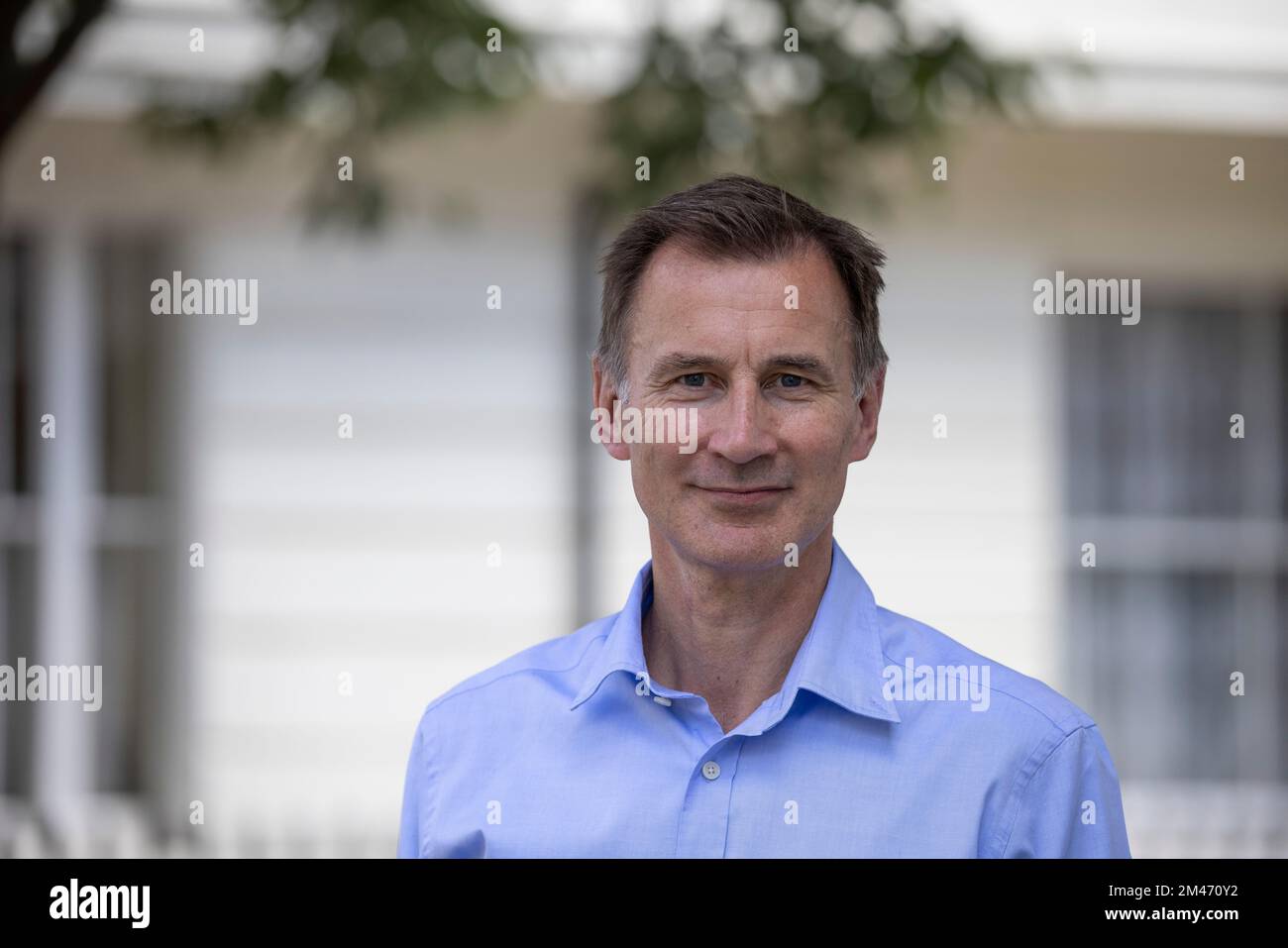 Jeremy Hunt, Conservative MP and Chancellor of the Exchequer, with his ...