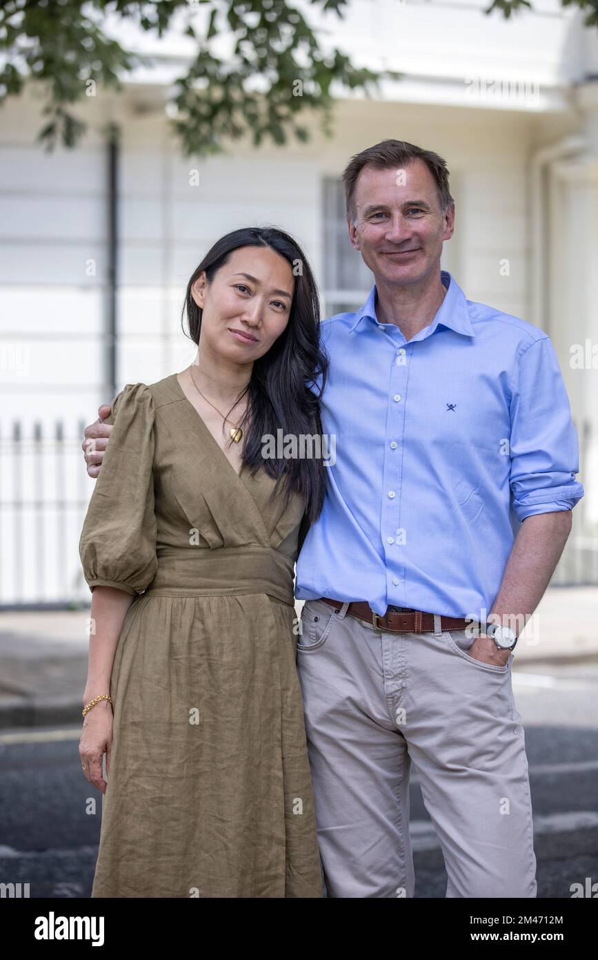 Jeremy Hunt, Conservative MP and Chancellor of the Exchequer, with his ... Jeremy Hunt, Conservative MP and Chancellor of the Exchequer, with his ...
