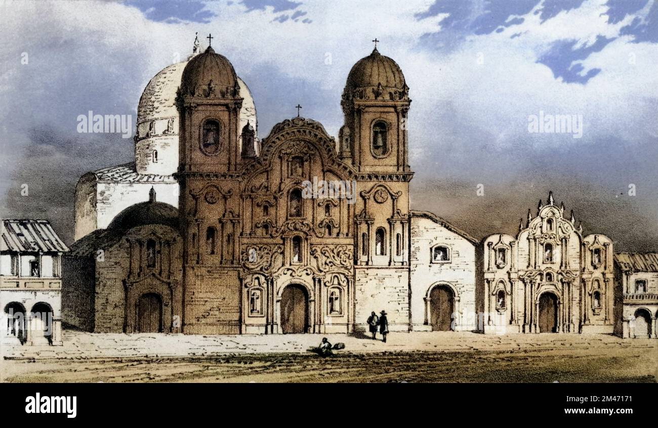 Church of the Jesuits, Cuzco On the site of the Palace of Huayna Capac ...