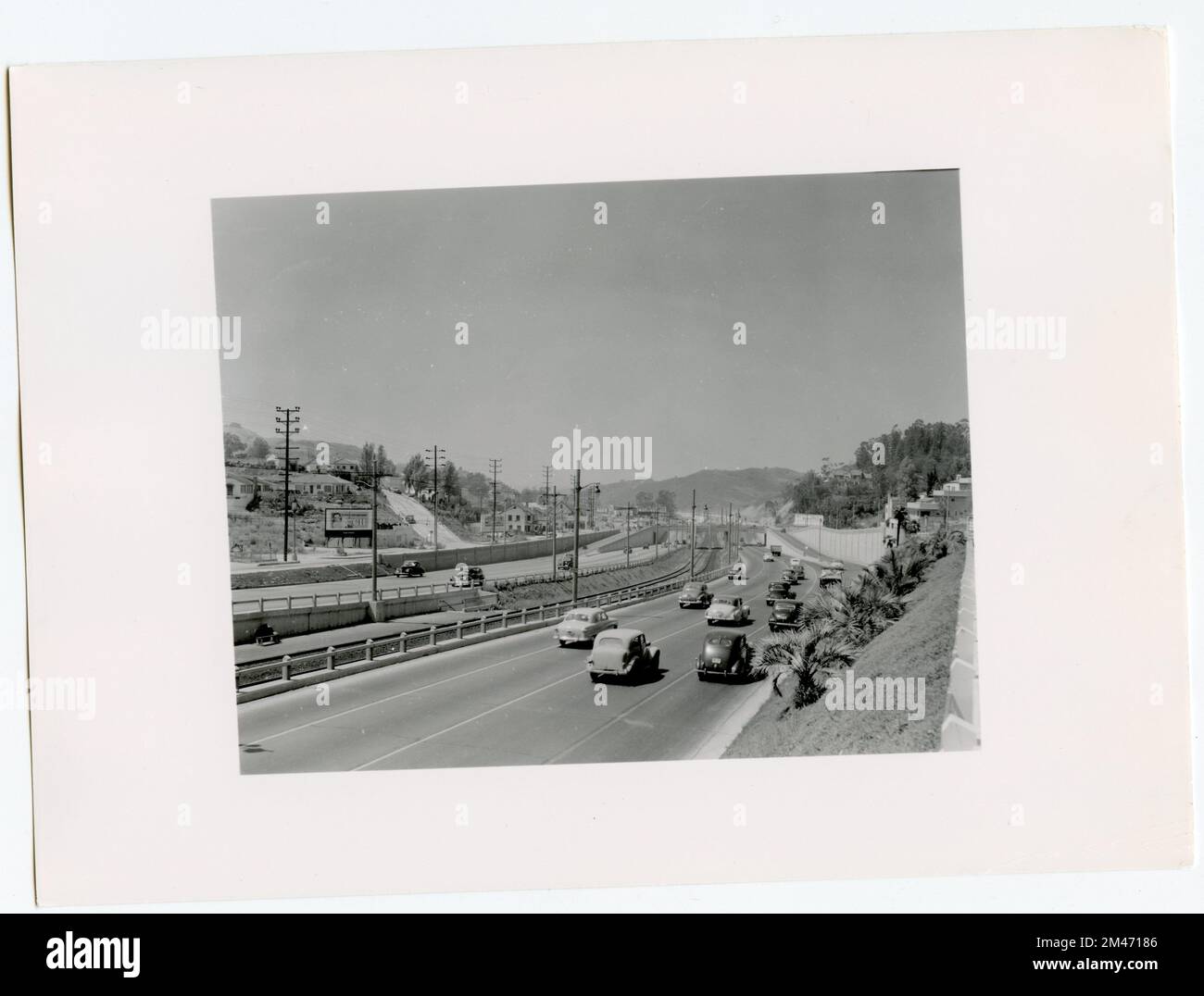 Cahuenga Pass Expressway. Original caption: Cahuenga Pass Expressway ...