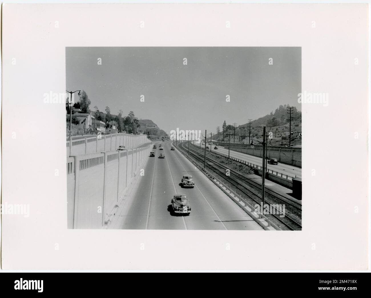 Cahuenga Pass Expressway. Original caption: Cahuenga Pass Expressway ...