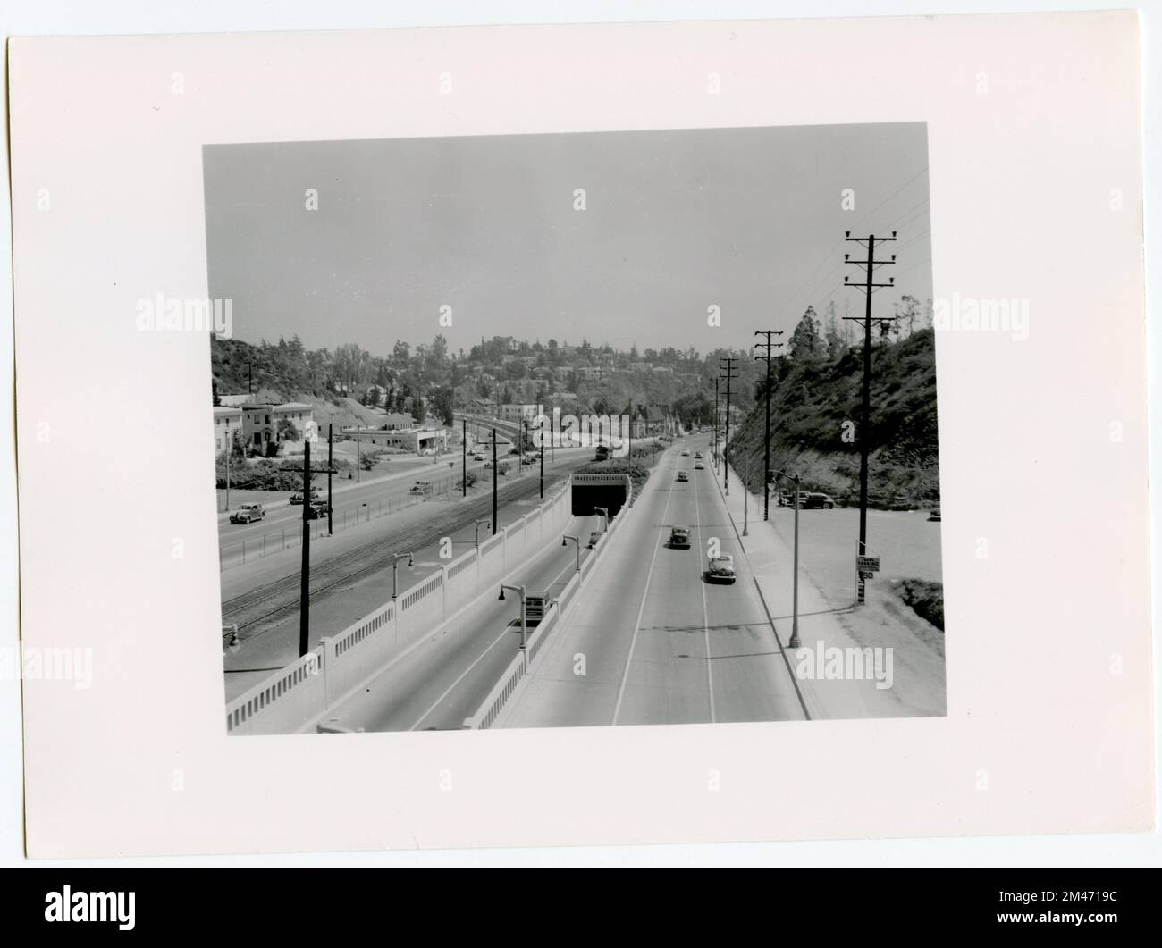 Cahuenga Pass Expressway. Original caption: Cahuenga Pass Expressway ...