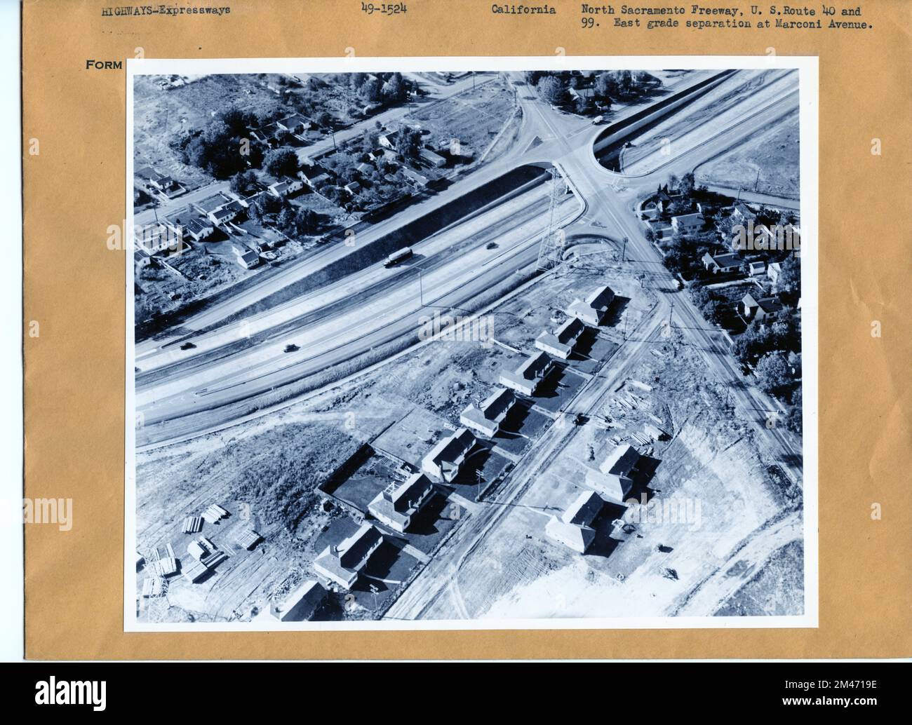 North Sacramento Freeway. Original caption: North Sacramento Freeway, U ...