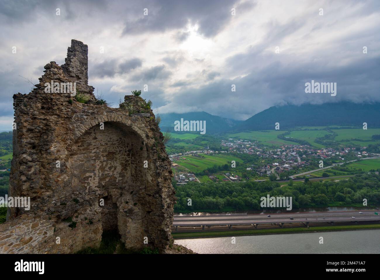 Povazsky hrad waagburg castle hi-res stock photography and images - Alamy