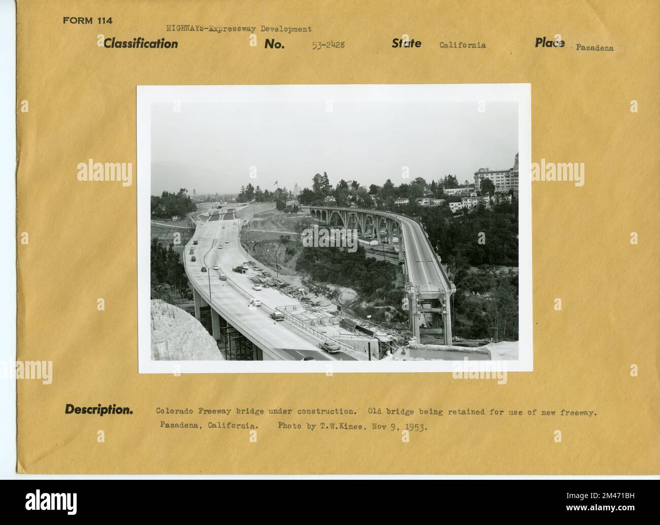Colorado Freeway Bridge. Original caption: Colorado Freeway Bridge ...