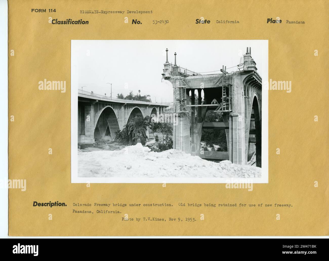Colorado Freeway Bridge. Original caption: Colorado Freeway Bridge ...