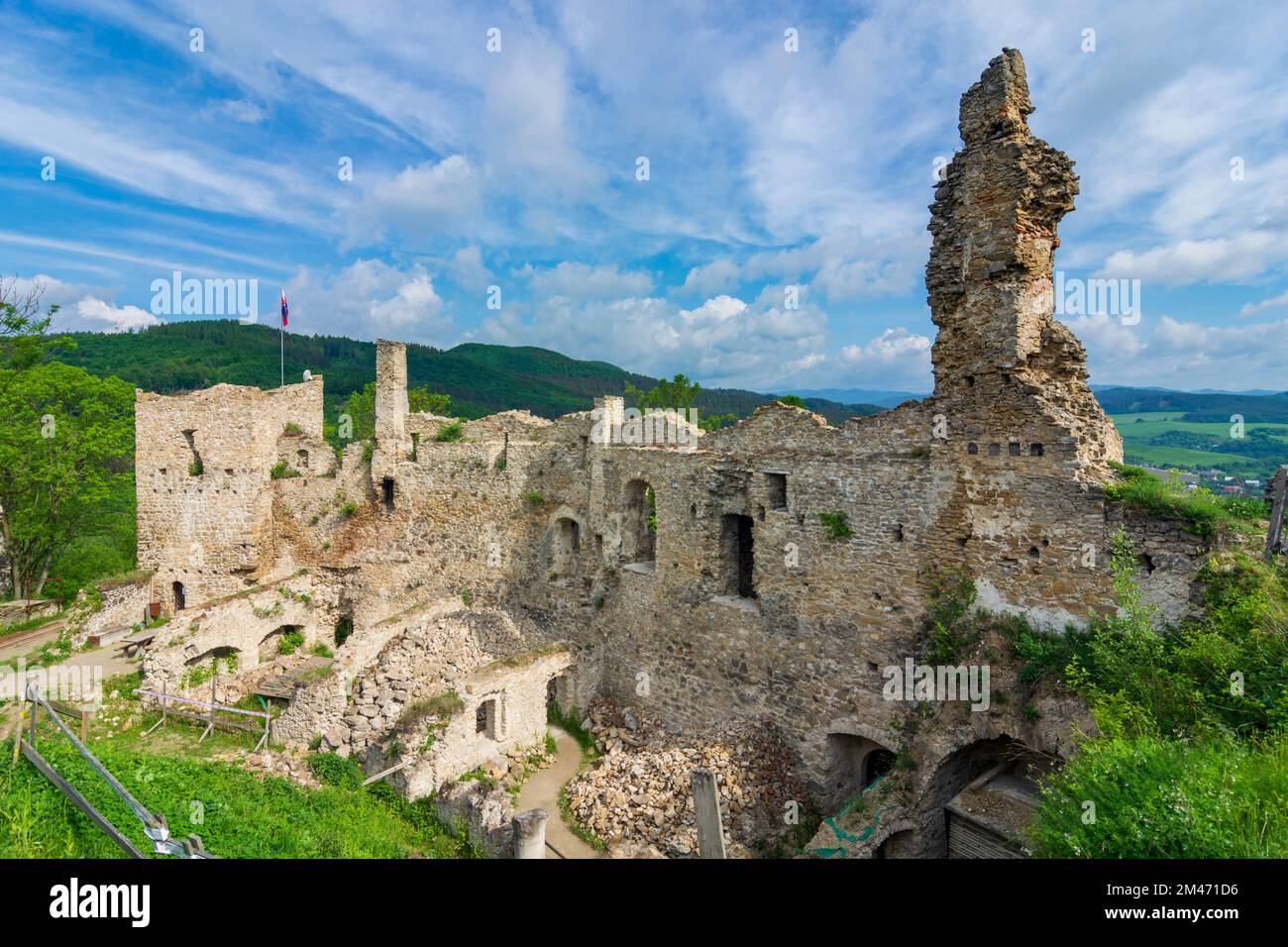 Povazsky hrad waagburg castle hi-res stock photography and images - Alamy