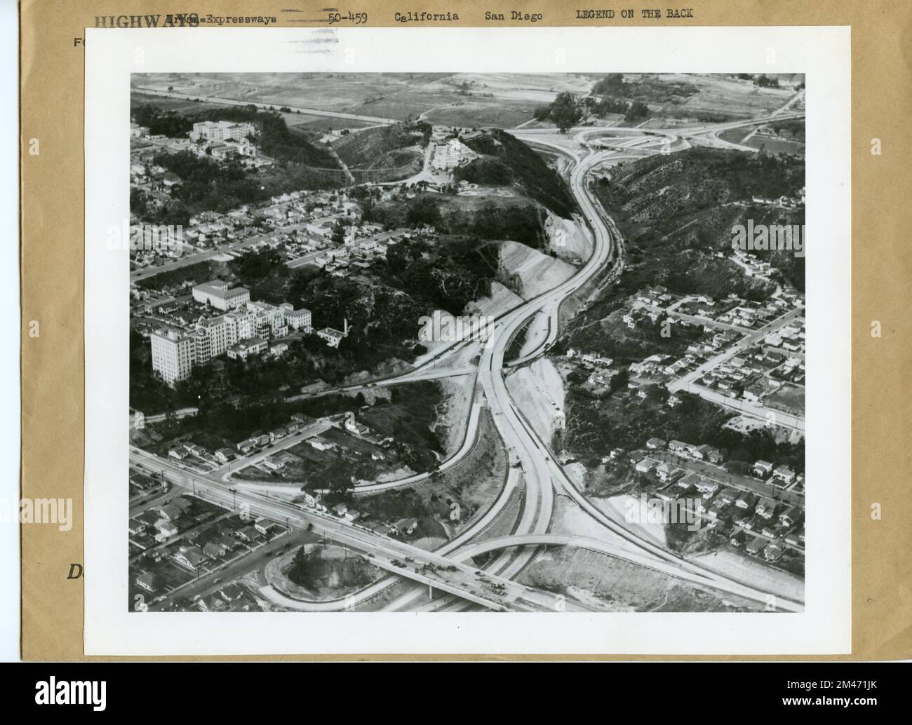 Cabrillo Freeway. Original caption: Cabrillo Freeway - looking ...