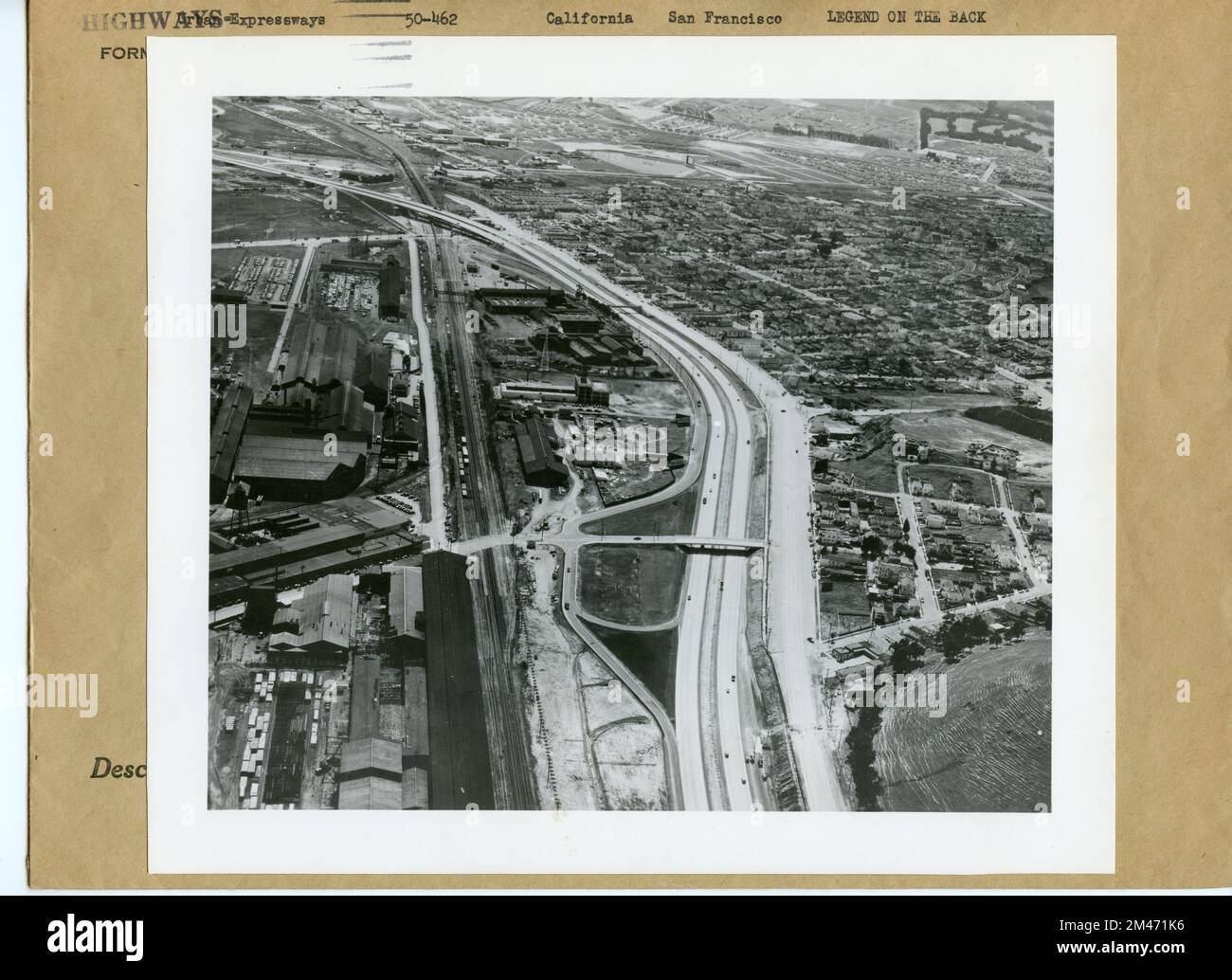 Bayshore Highway. Original caption: Bayshore Highway - U.S. Route 101 ...