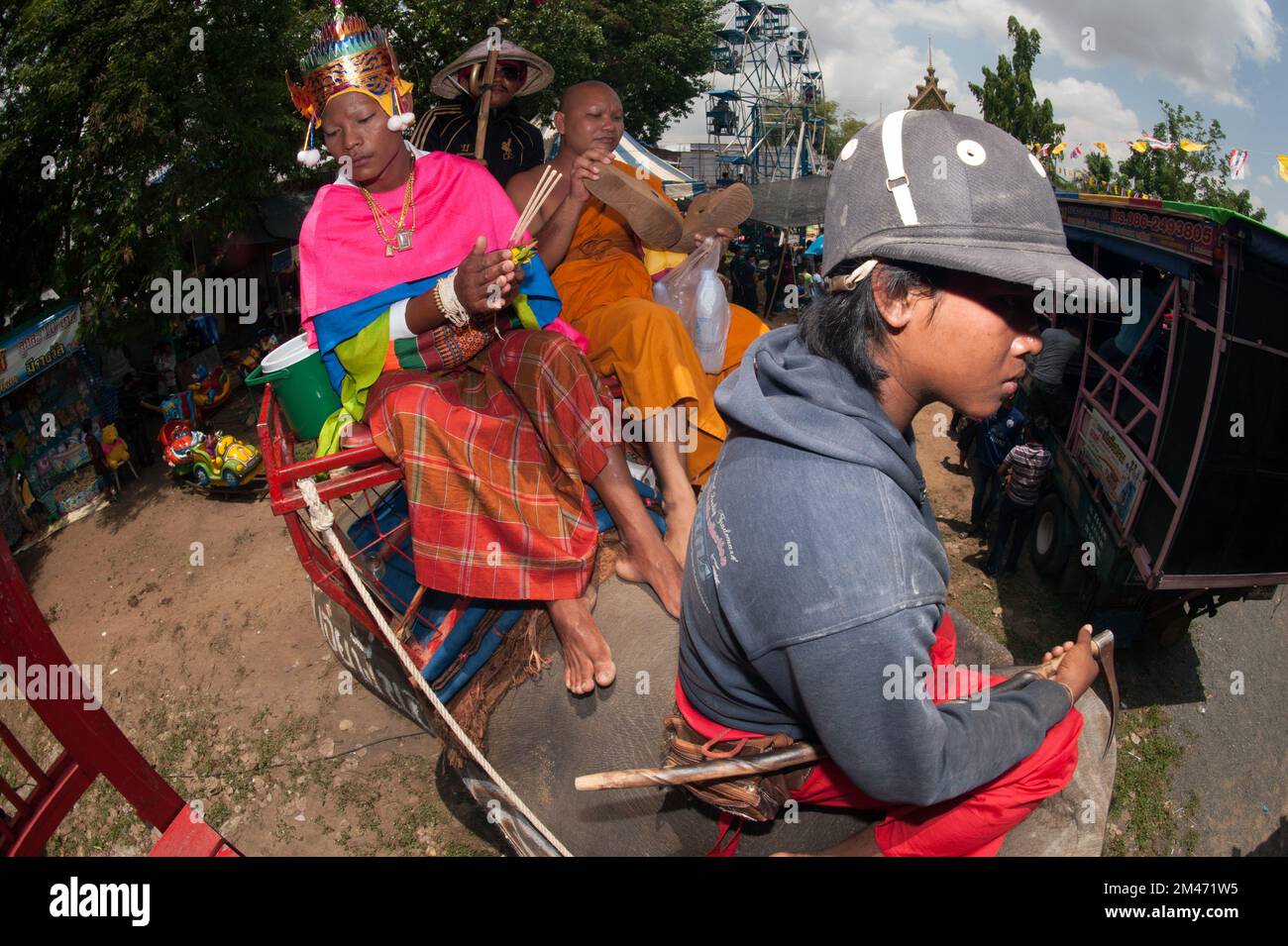 Ordination Parade on Elephants Back Festival is when elephants parade ...