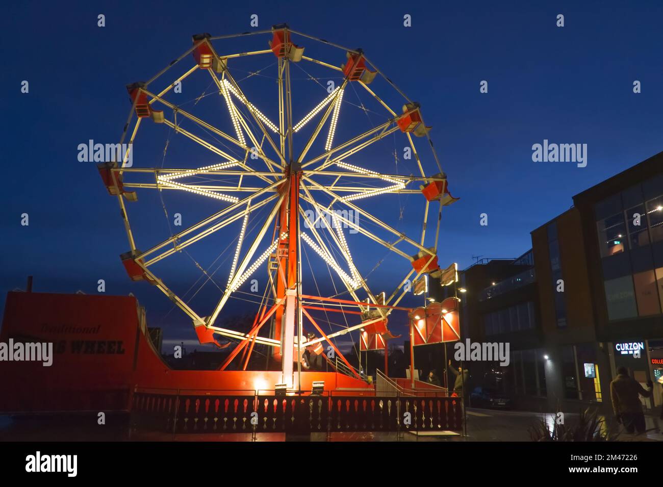 A Ferris Wheel in Colchester, Essex, near to the Curzon cinema and ...
