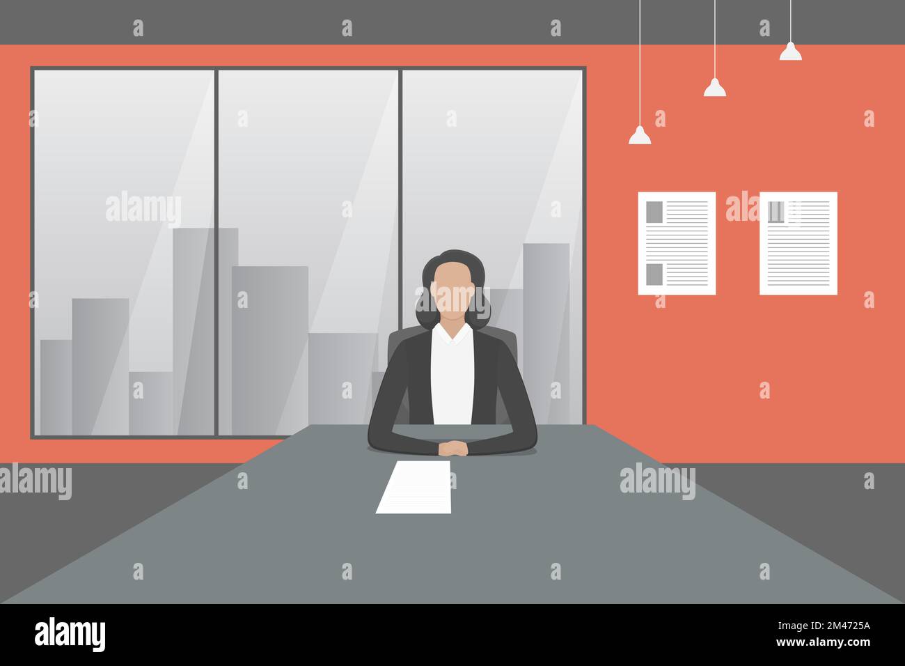 Sitting for table Stock Vector Images - Alamy