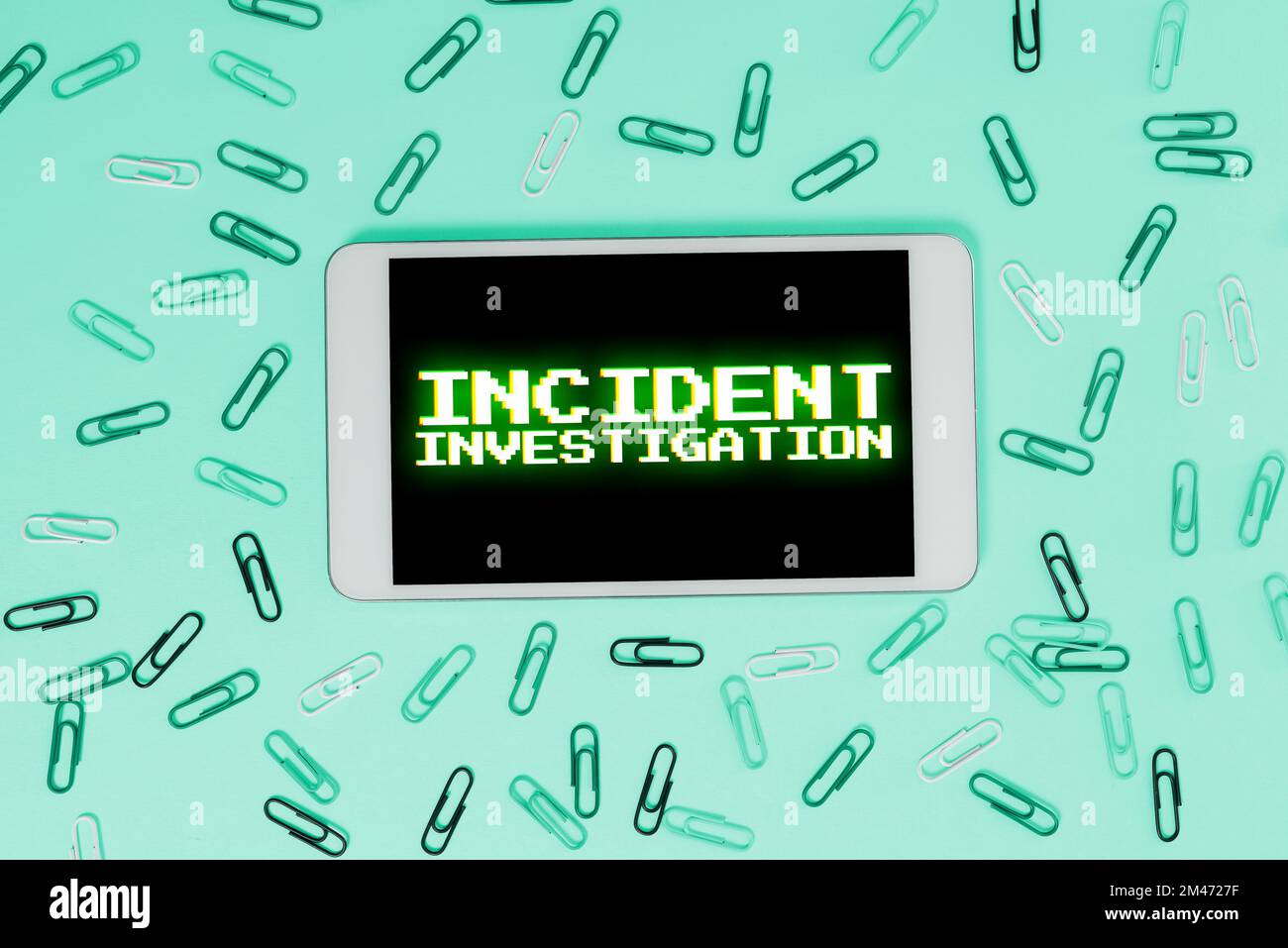 Handwriting text Incident Investigation. Business overview responsible ... Handwriting text Incident Investigation. Business overview responsible ...
