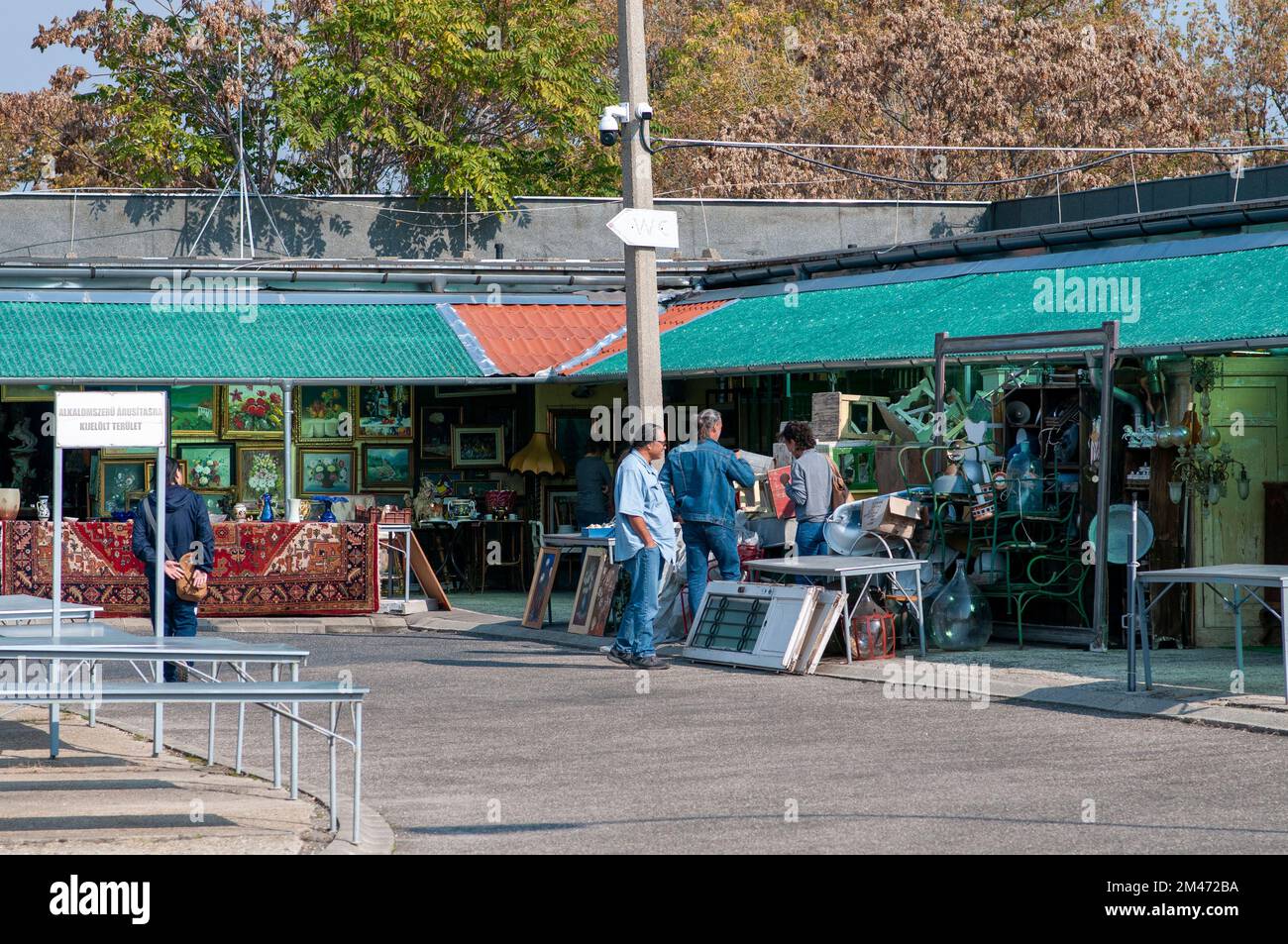 Ecseri Flea Market, the largest antique market in Budapest, Hungary ...