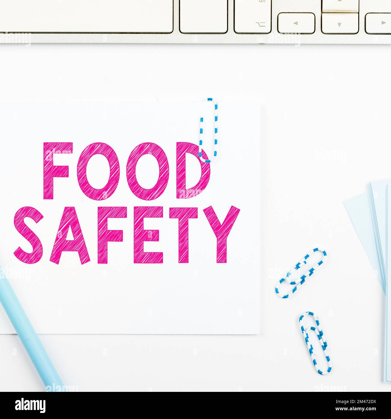 Text showing inspiration Food Safety. Concept meaning Conditions and ...