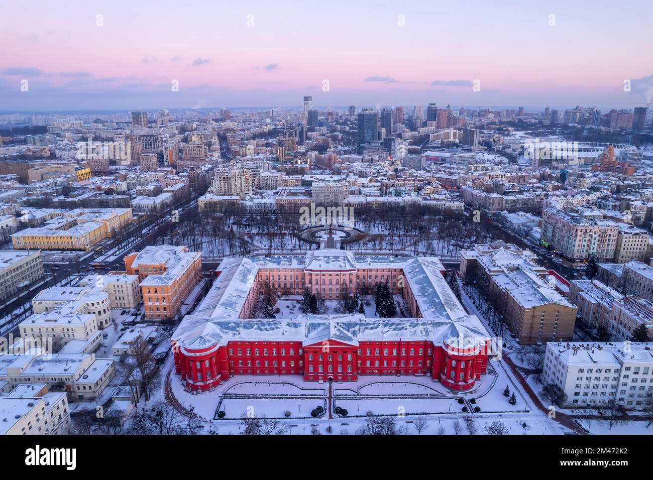 Aerial flying in city kiev hi-res stock photography and images - Alamy