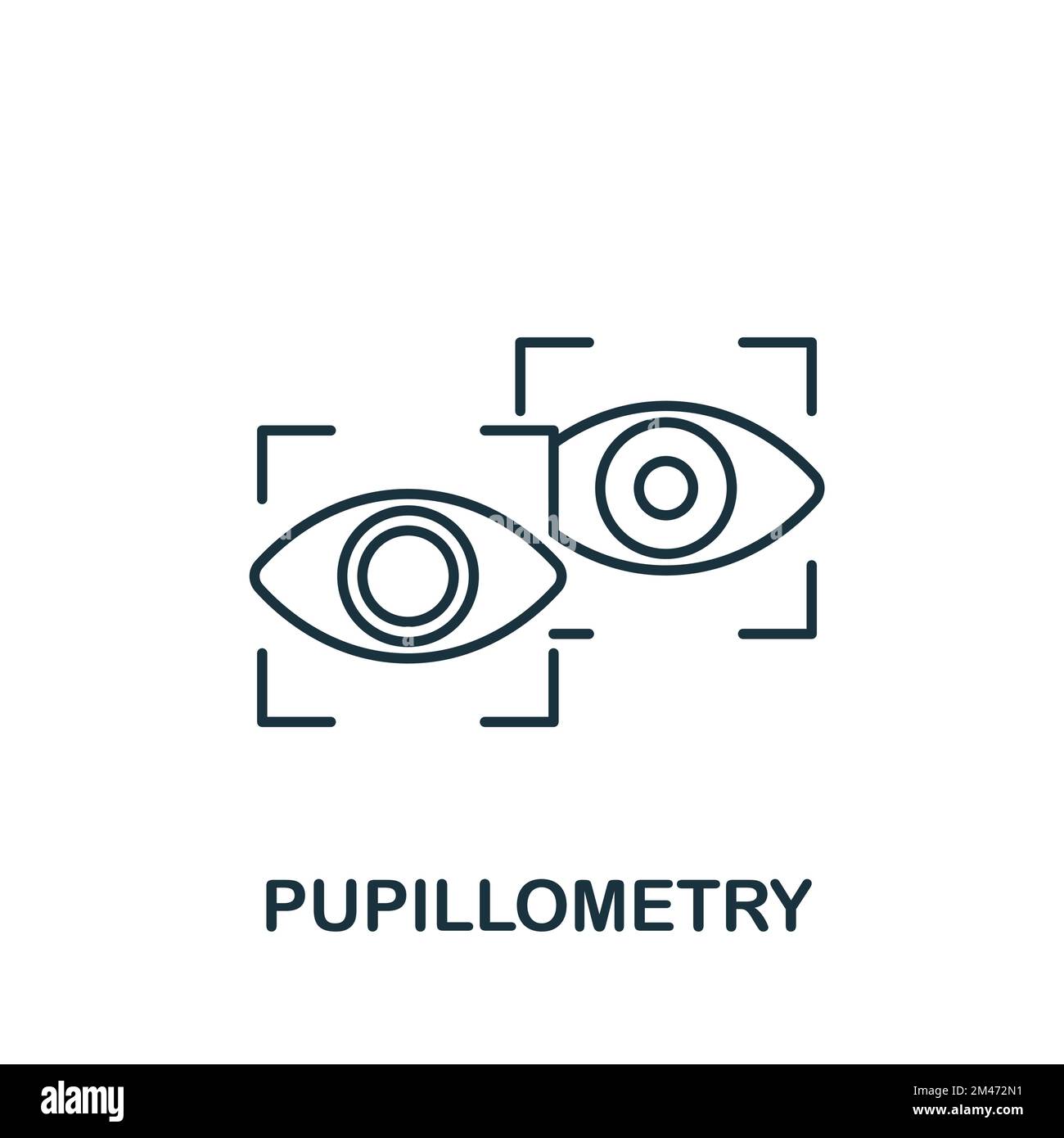 Pupillometry Stock Vector Images - Alamy