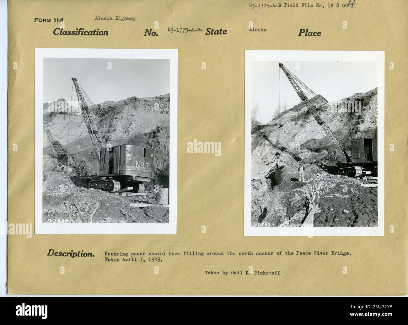 Koehring Power Shovel. Original caption: Koehring Power Shovel back ...