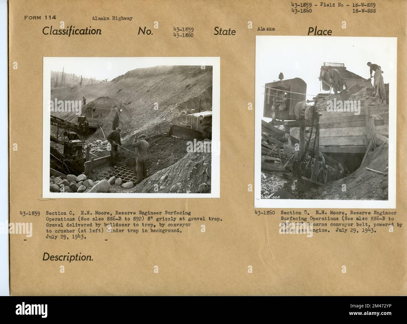 Surfacing Operations. Original caption: 43-1859: Section C. E.N. Moore ...