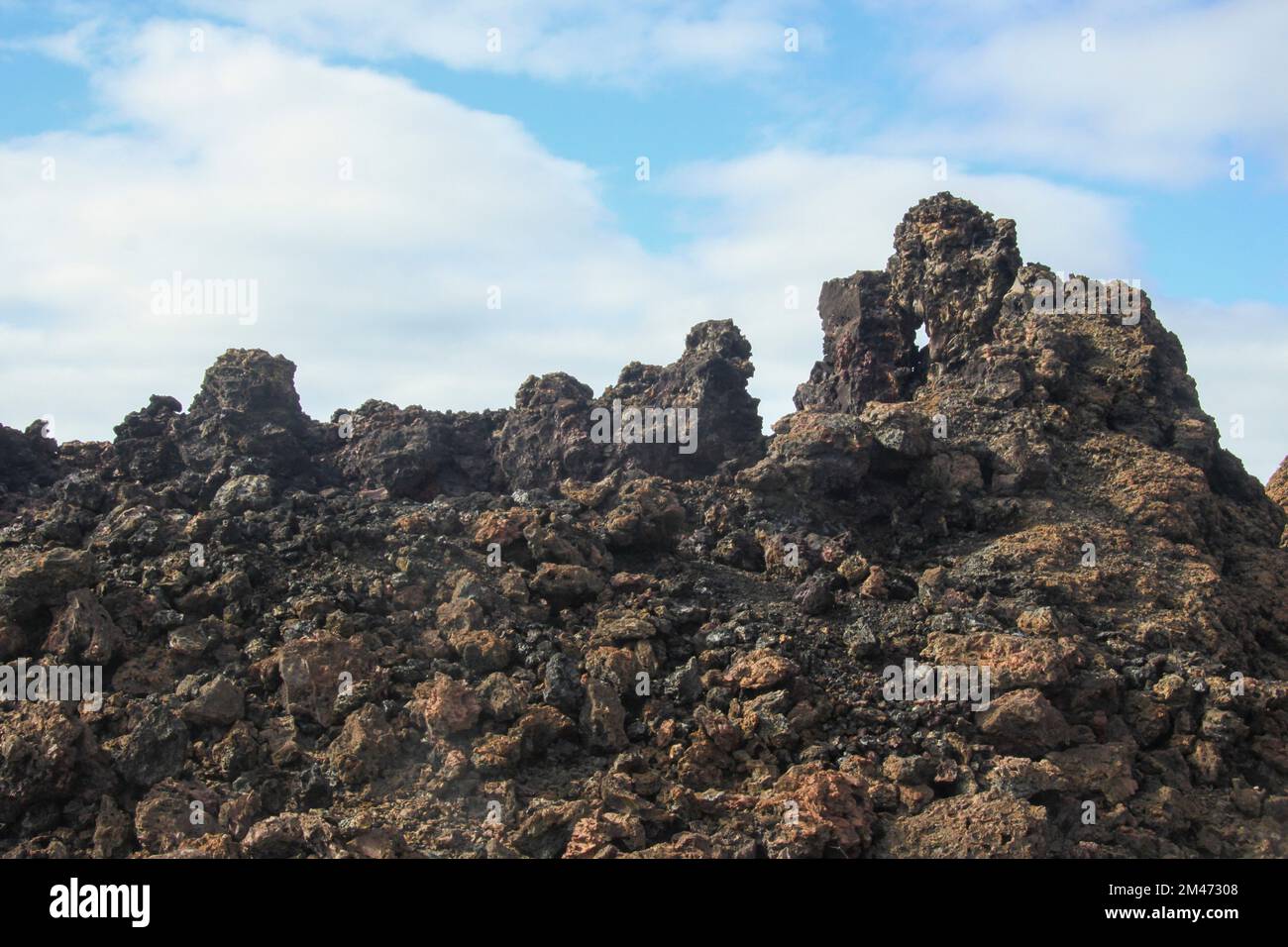 Volcanic Galapagos Islands Landscape Stock Photo - Alamy