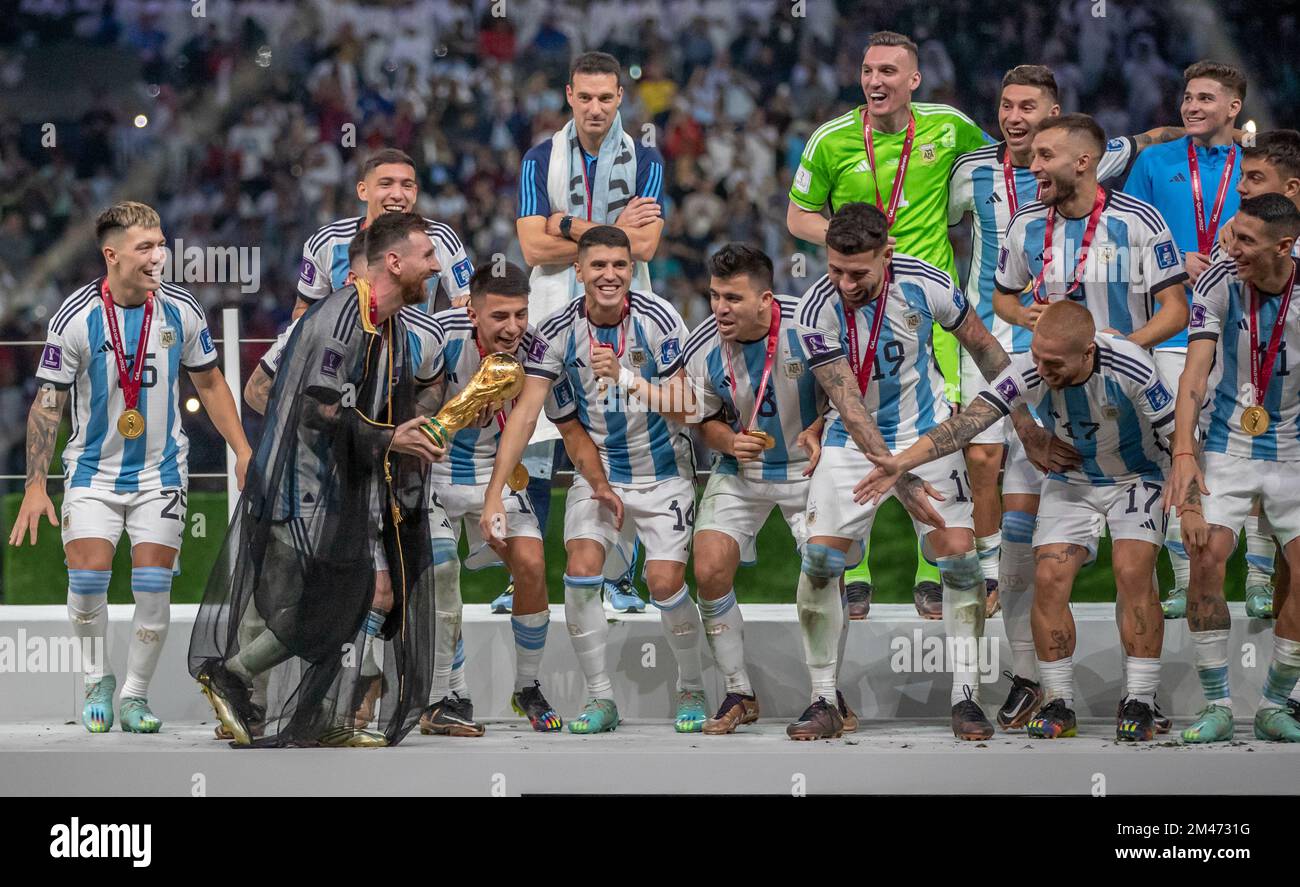 LUSAIL, AD - 18.12.2022: ARGENTINA VS FRANCE - Argentina vs France ...