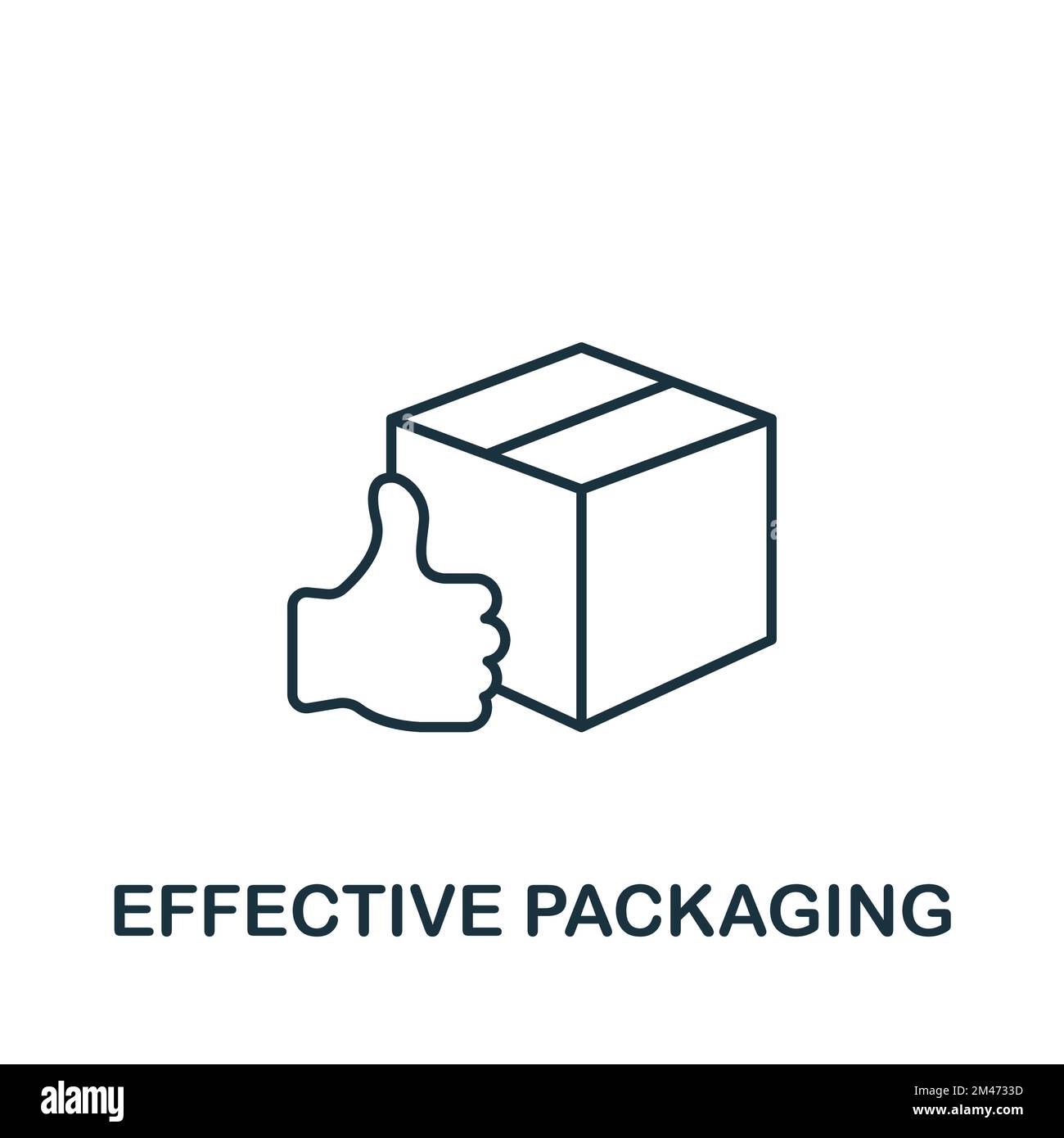 Effective Packaging Icon Monochrome Simple Neuromarketing Icon For Templates Web Design And