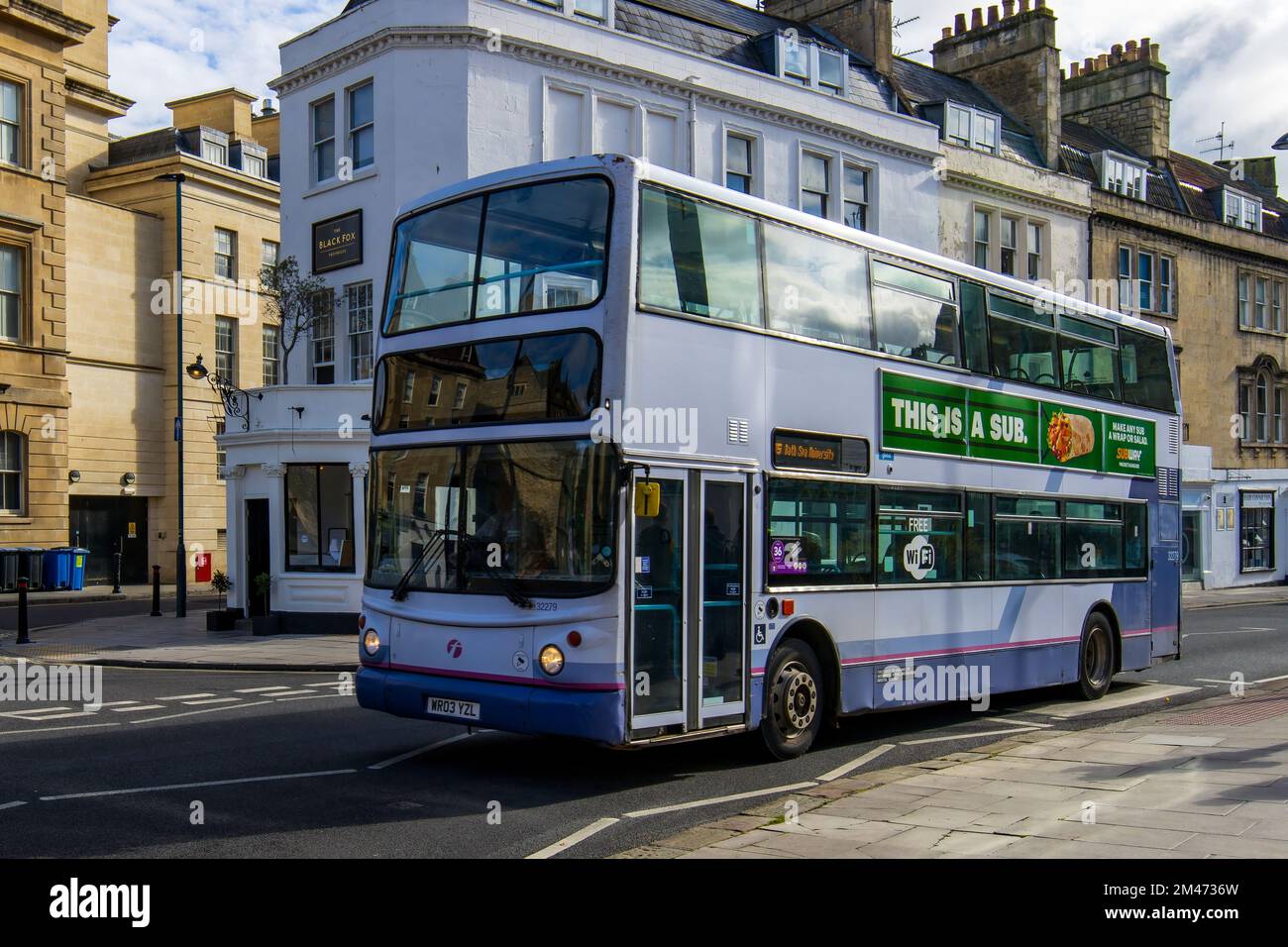 A 2003 Volvo B7L, Double Decker from the First Group Bus Company, Reg ...