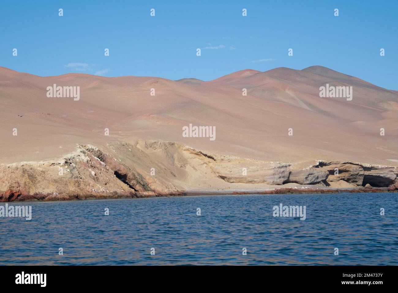 paracas national reserve is a desert of peru Stock Photo - Alamy