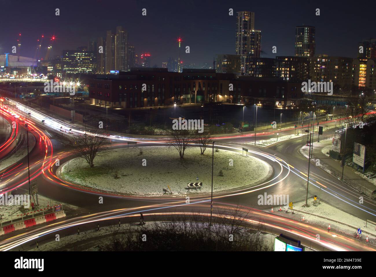 Traffic roundabout shot long hi-res stock photography and images - Alamy