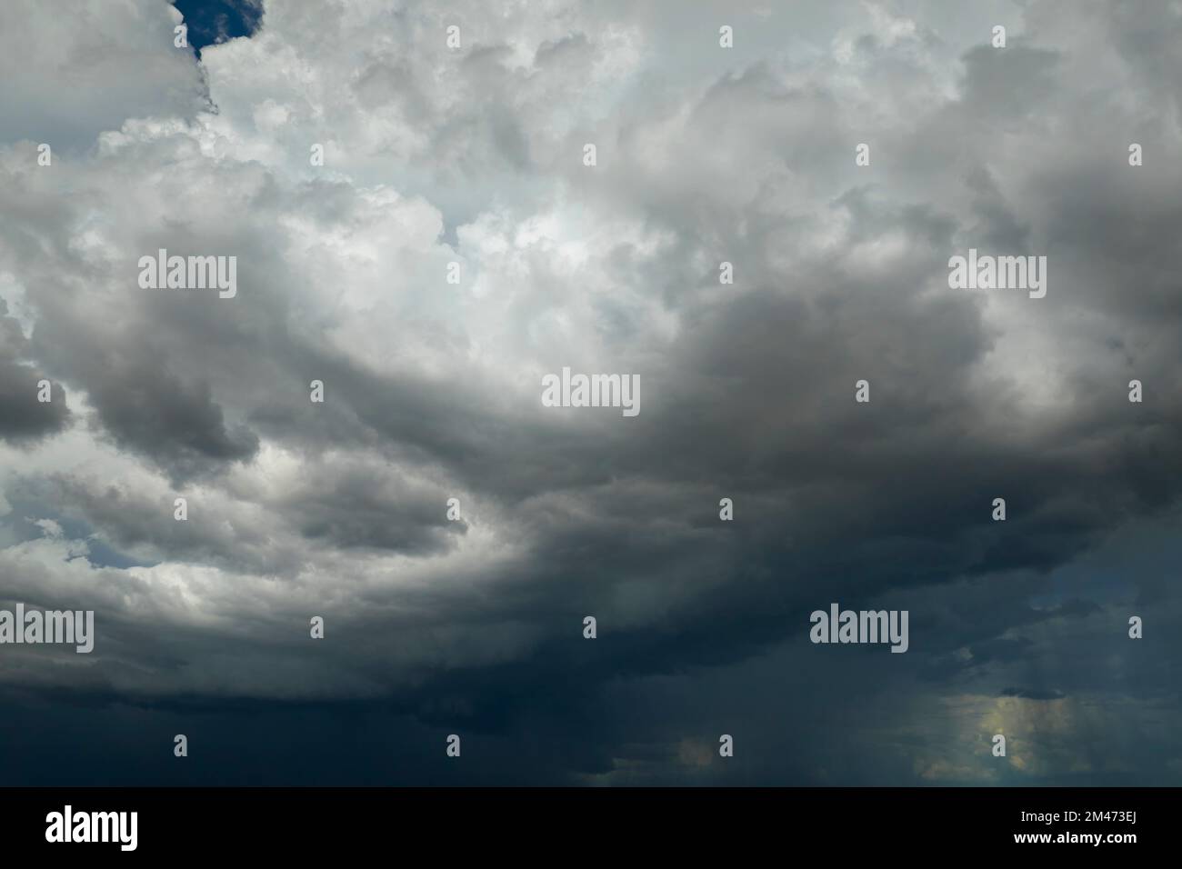 Ominous Stormy Landscape Highway Stormy Sky Over Stock Photo (Edit Now ...