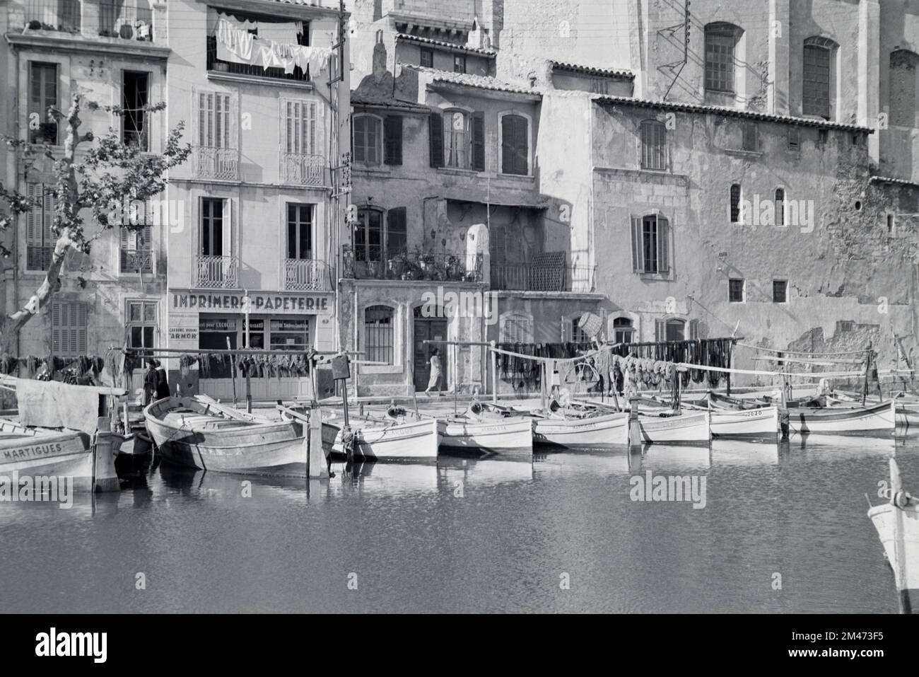 Quay, Quayside or Port, known as 'Le Miroir aux Oiseaux', with ...
