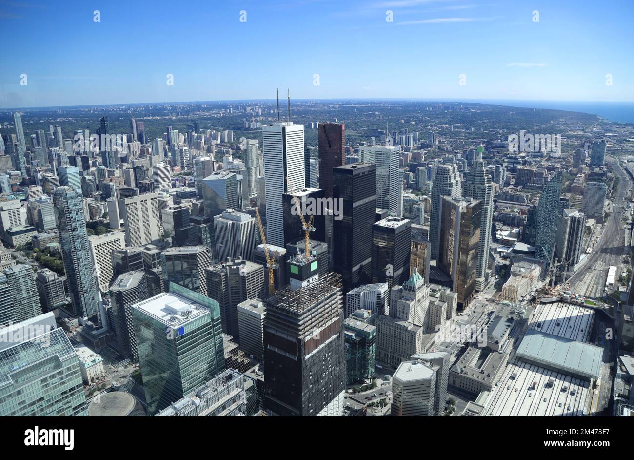 Top view of Toronto, Canada Stock Photo - Alamy