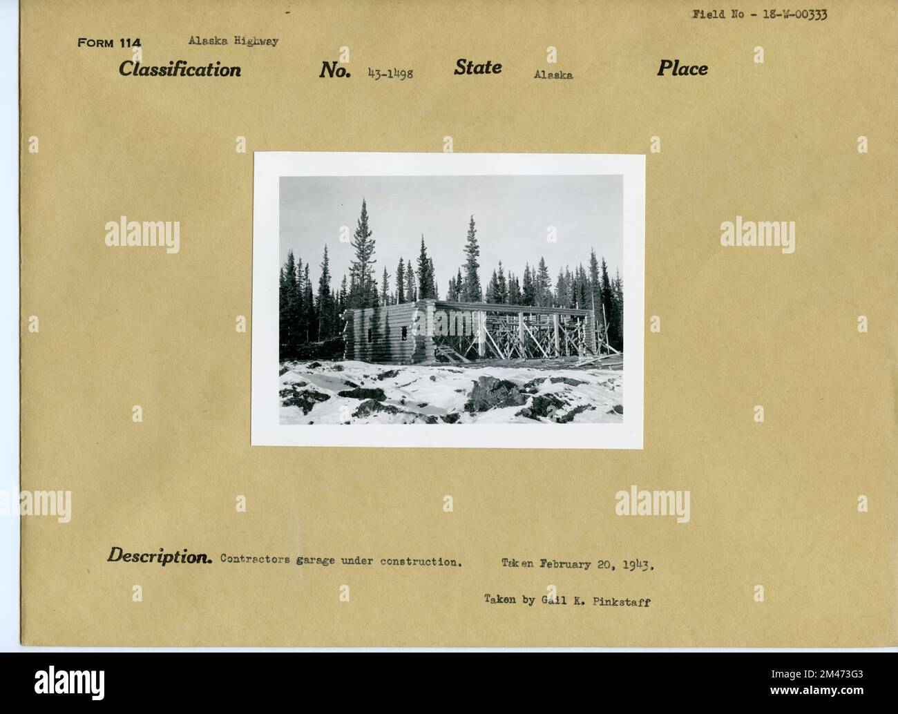 Contractor's Garage. Original caption: Contractor's garage under ...