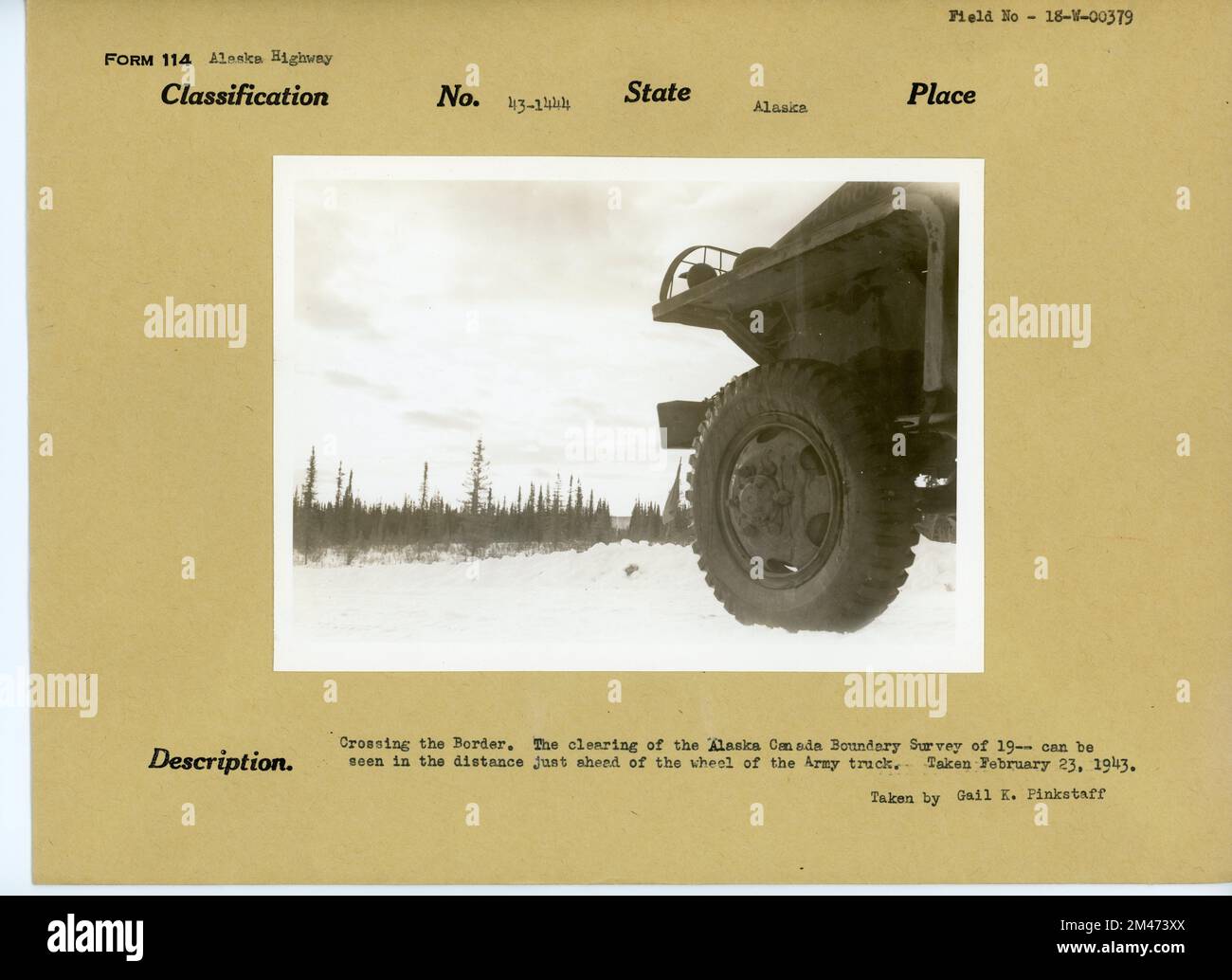 Crossing the border. Original caption: Crossing the border. The ...